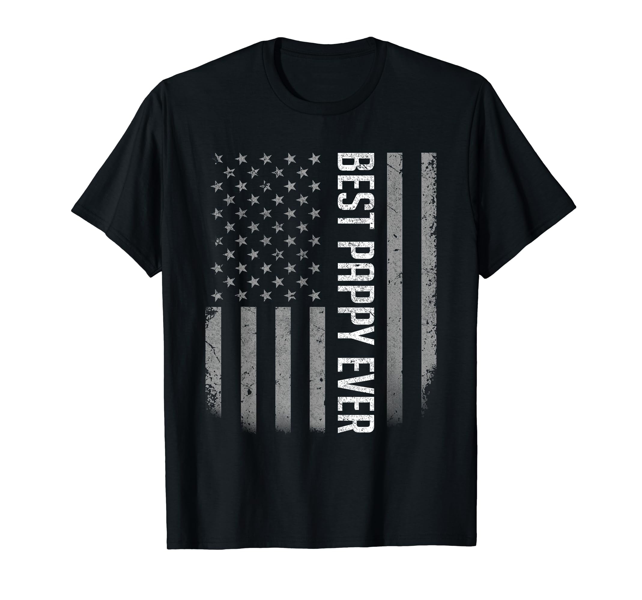 American Flag Dad Shirt Gift For Fathers day Best Pappy Ever T-Shirt ...