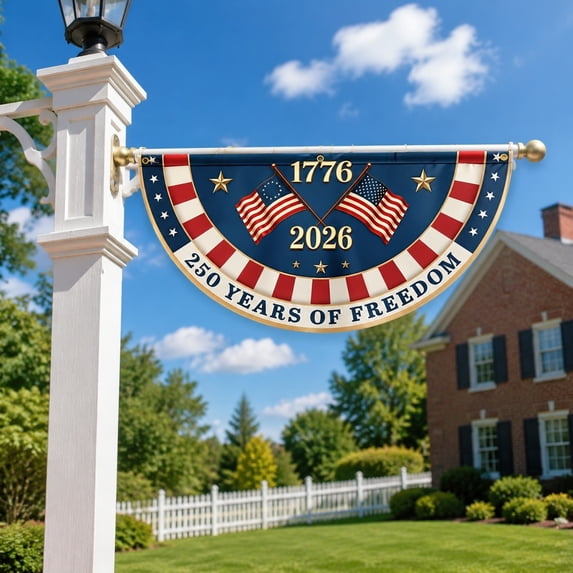 American Flag Decor, American 250Th Anniversary Flag, Outdoor 4Th of ...