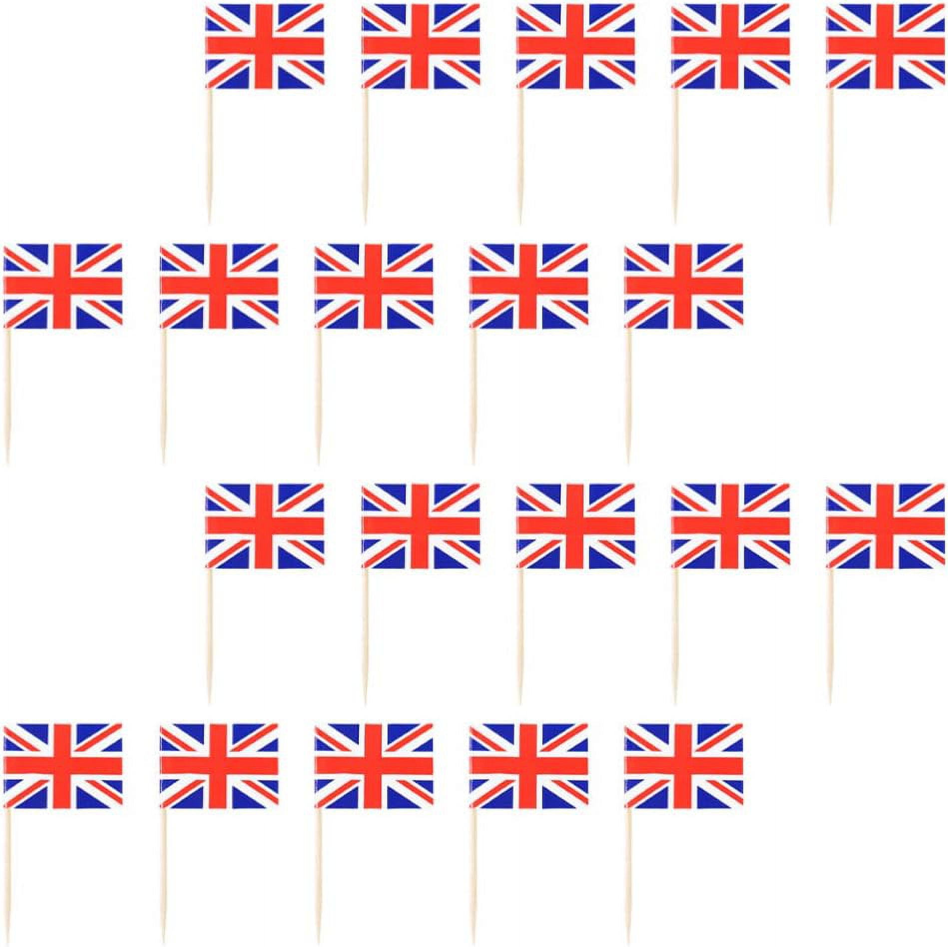 American Flag Decor United Kingdom Flag British Toothpicks: 400pcs 2022 ...