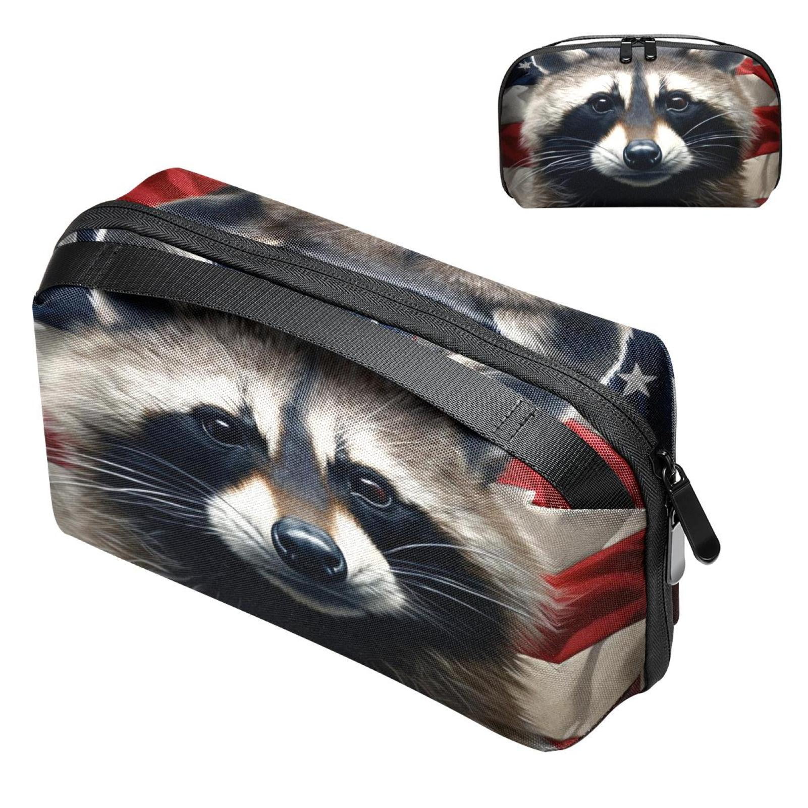 American Flag Digital Organizer Bag with Waterproof Oxford Cloth, 5.9x9 ...