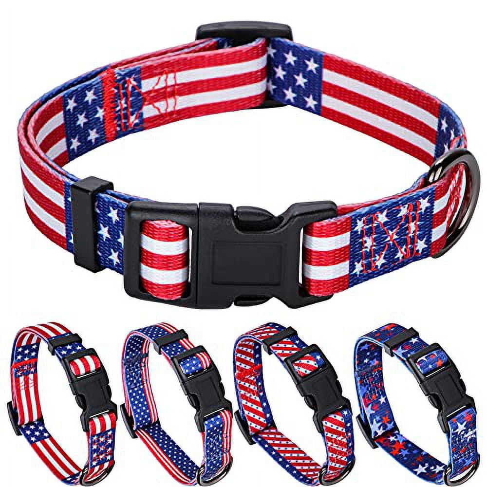 American Flag Dog Collar Independence Day Fourth of July The Great ...