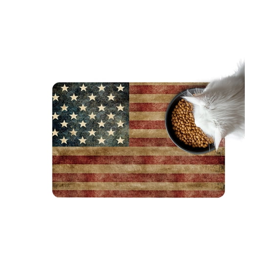 American Flag Doormat Non Slip Diatomaceous Earth Door Mat Absorbent ...