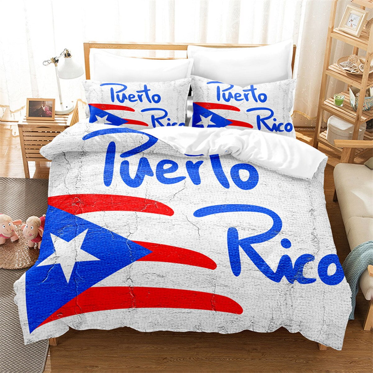 American Flag Duvet Cover Vintage Soldier Guns Military Usa National ...