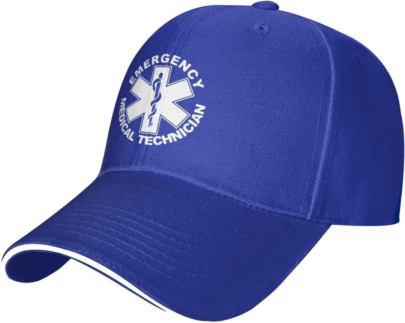 American Flag EMS Star of Life EMT Paramedic Medic Baseball Cap ...
