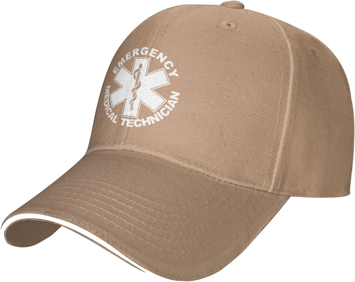 American Flag EMS Star of Life EMT Paramedic Medic Baseball Cap ...