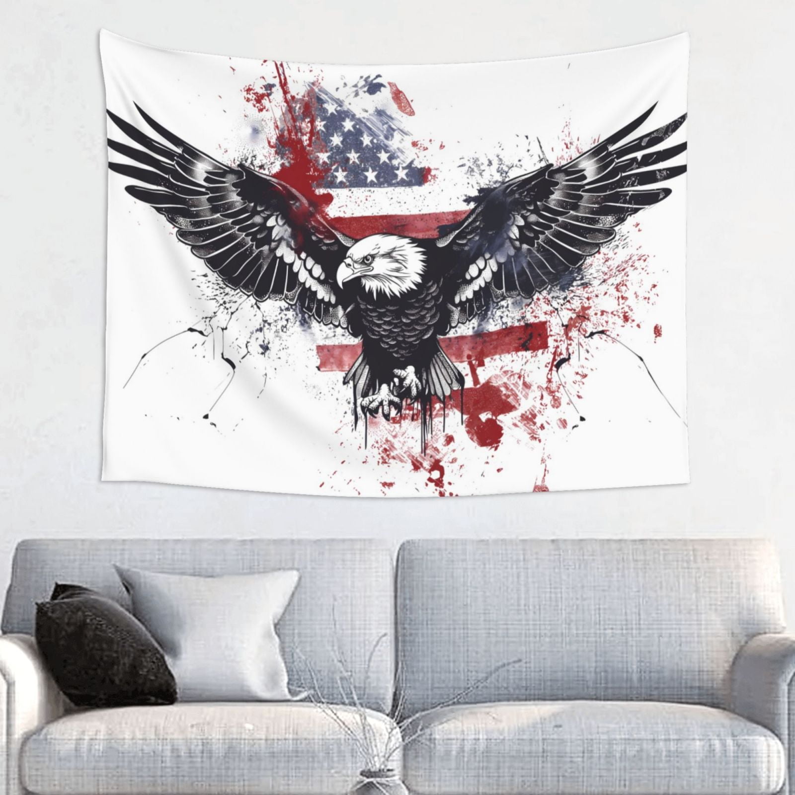 American Flag Eagle Art Tapestry Home Decor Tapestry Wall Hanging ...