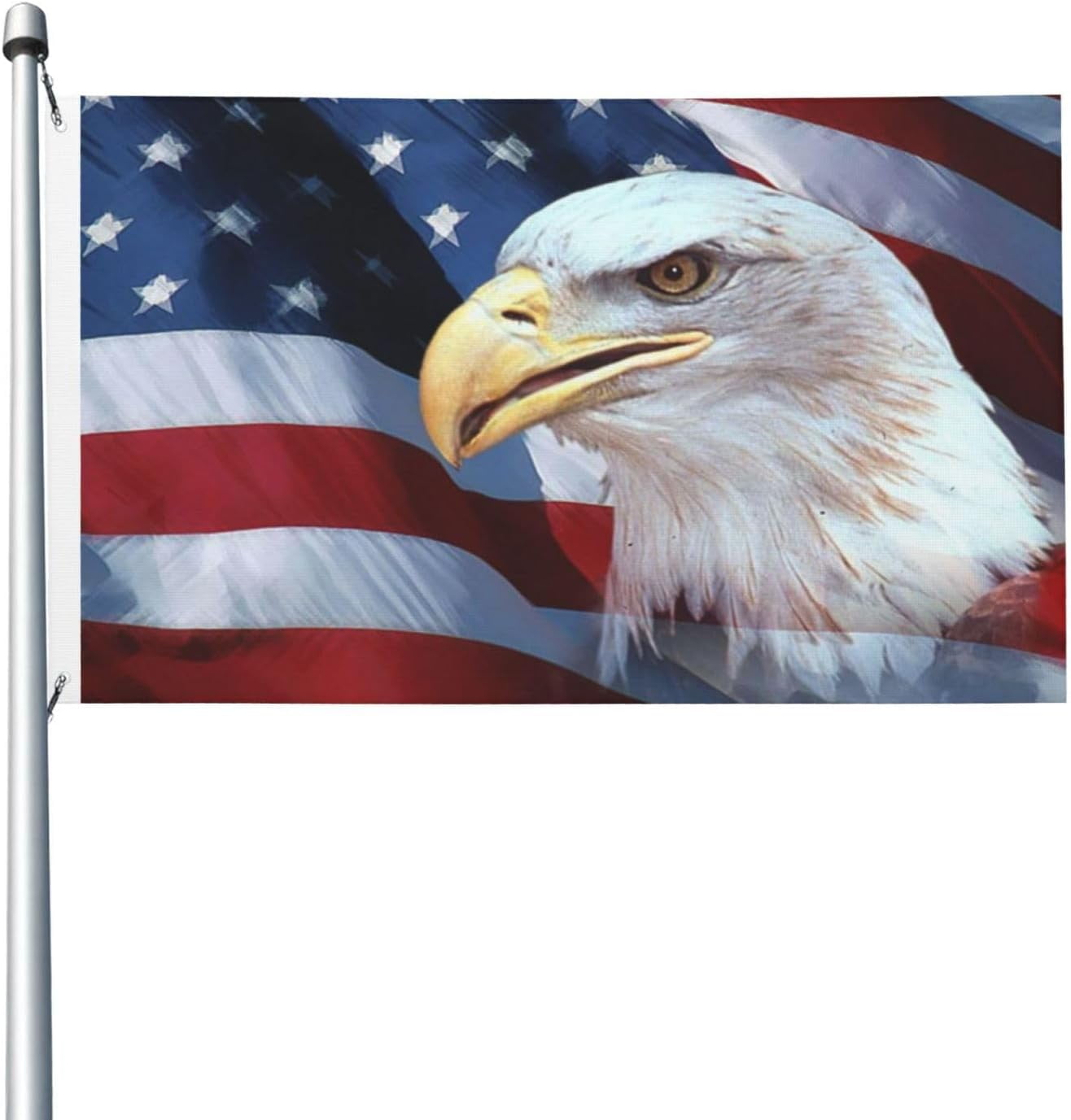 American Flag Eagle Flags Outdoor Double Sided Flag Decor Banner for ...
