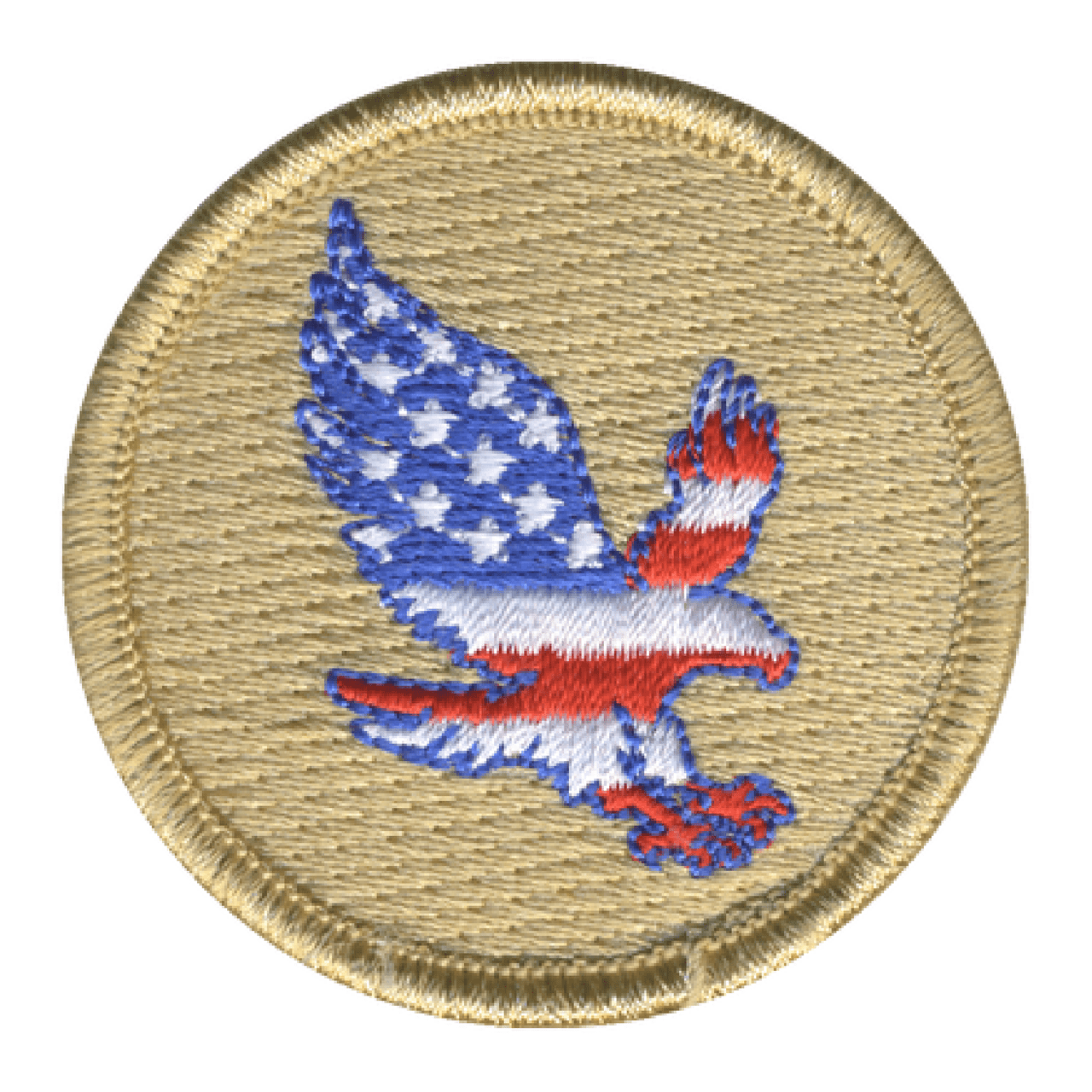 American Flag Eagle Patrol Patch (Sew-on) - ClassB - Walmart.com