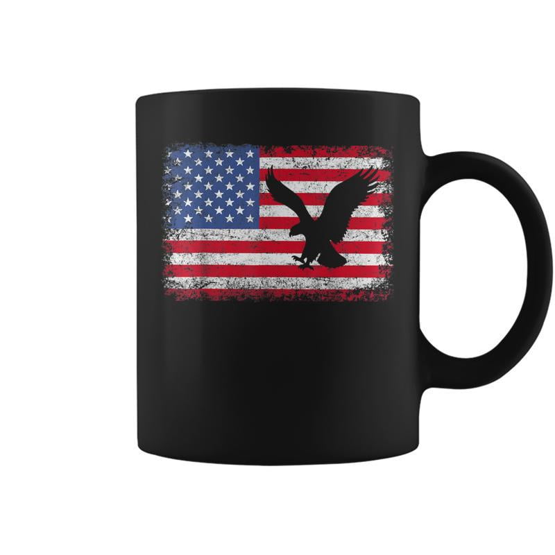 American Flag Eagle Usa For Men Boys Women Kids Girls Coffee - Walmart.com