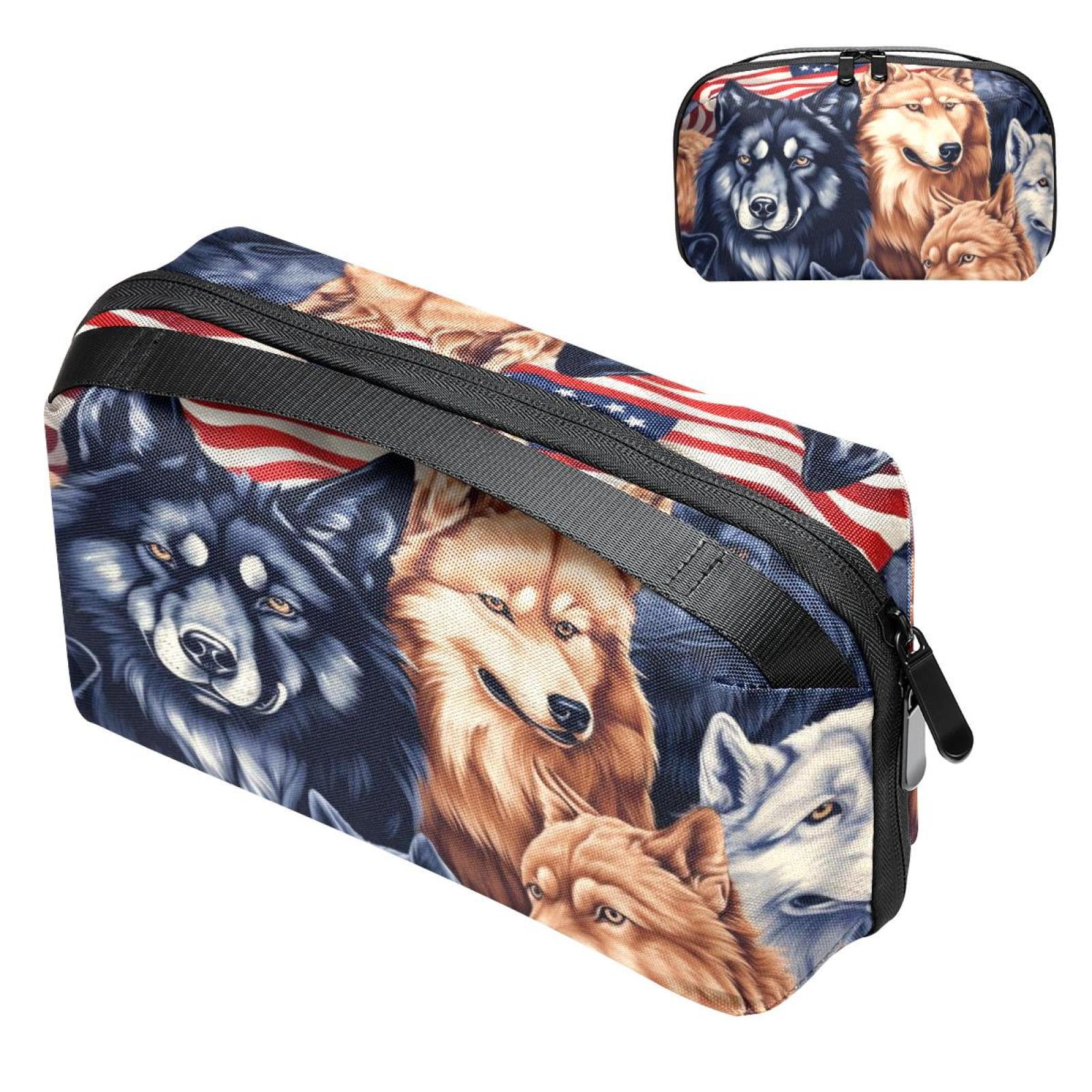 American Flag Electronic Organizer Travel Case, Oxford Fabric ...
