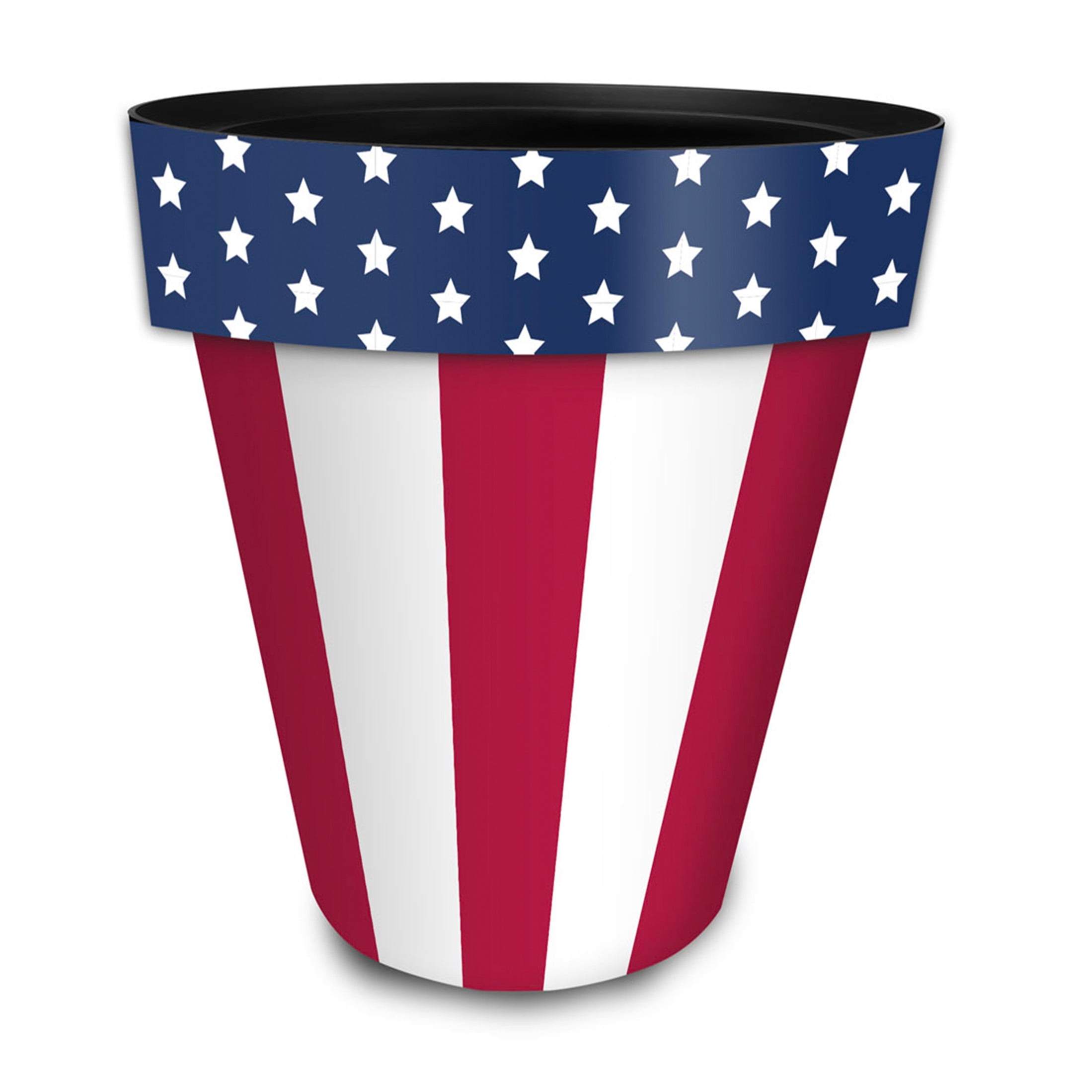 American Flag Everyday Planter 14" x 15" x 15" Briarwood Lane - Walmart.com