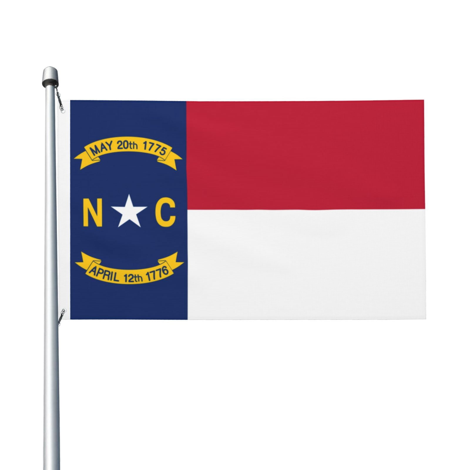 American Flag, Flag Of North Carolina, Double Sided Flags Banner With 2 ...