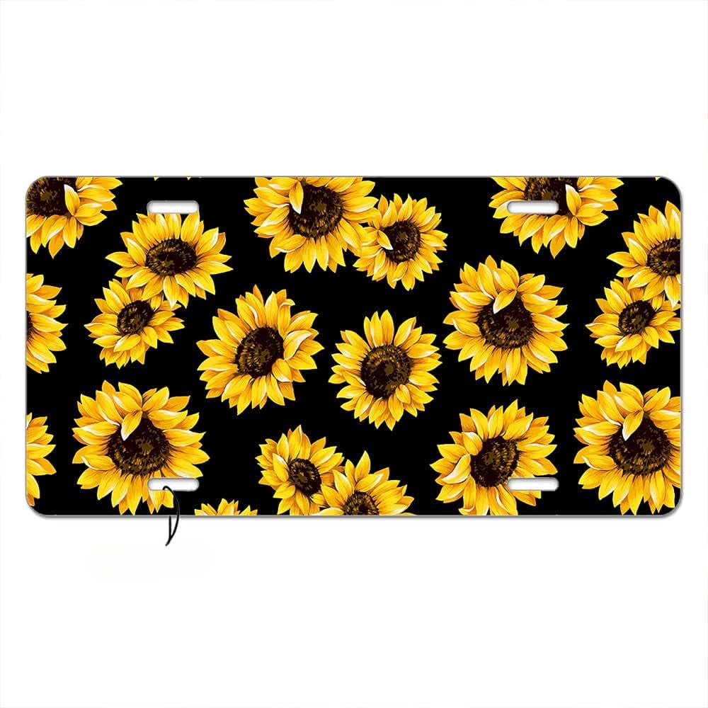 American Flag Front License Plate Aluminum Novelty USA Flag Banner ...