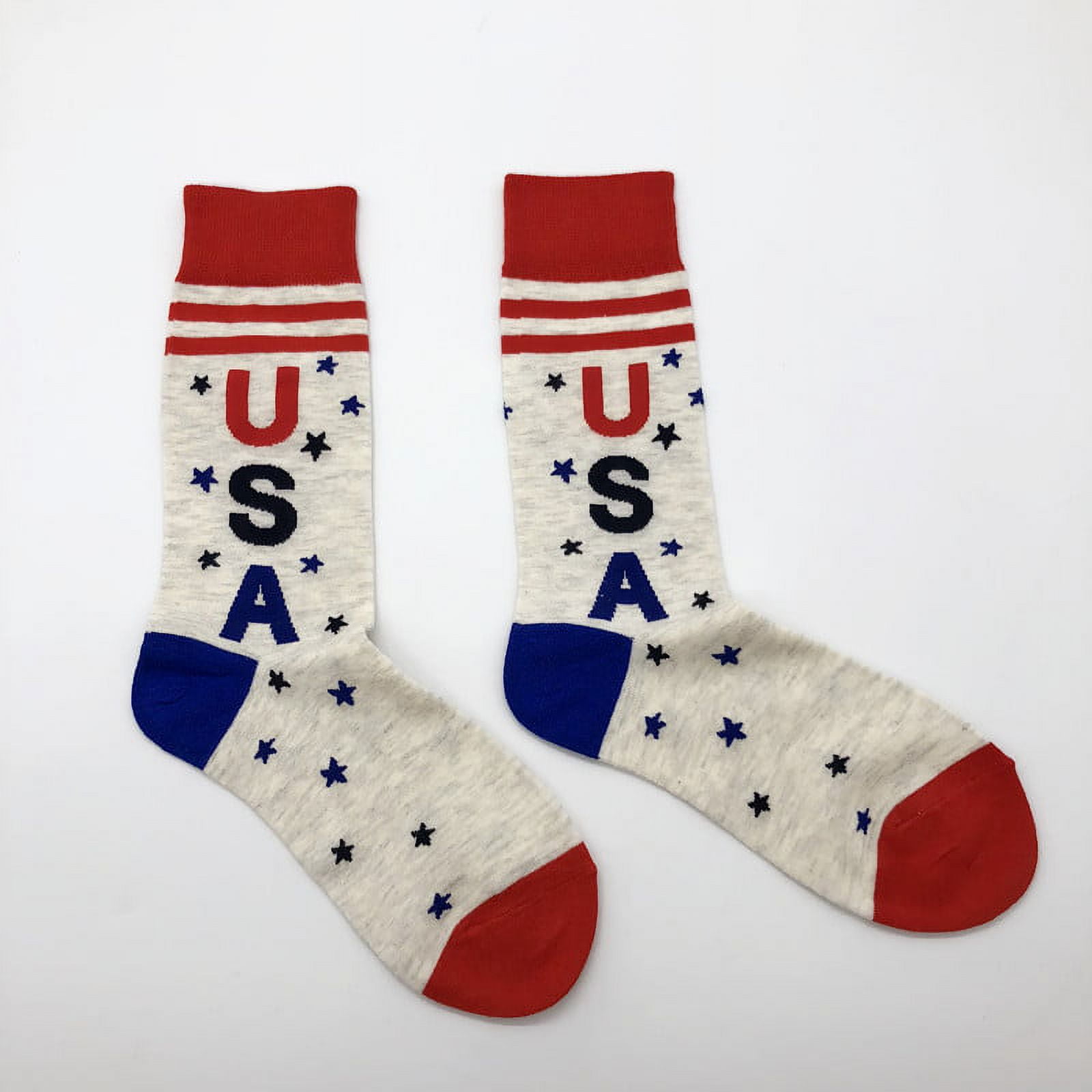 American Flag Fun Dress Socks for Men,KATOOM Cotton Novelty Novelty ...