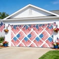 American Flag Garage Door Cover Banner 7 x 16 FT, Independence Day ...