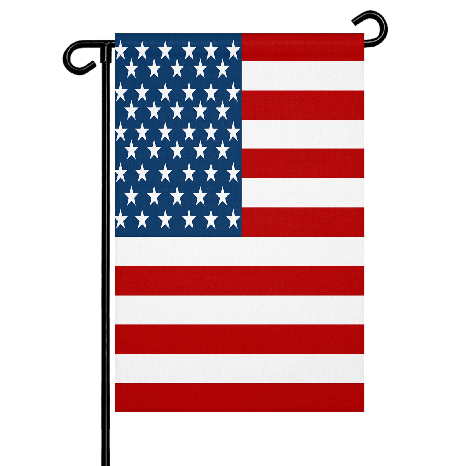 American Flag Garden Flag 28x40 Inch Blue Red Star Striped Patriotic ...