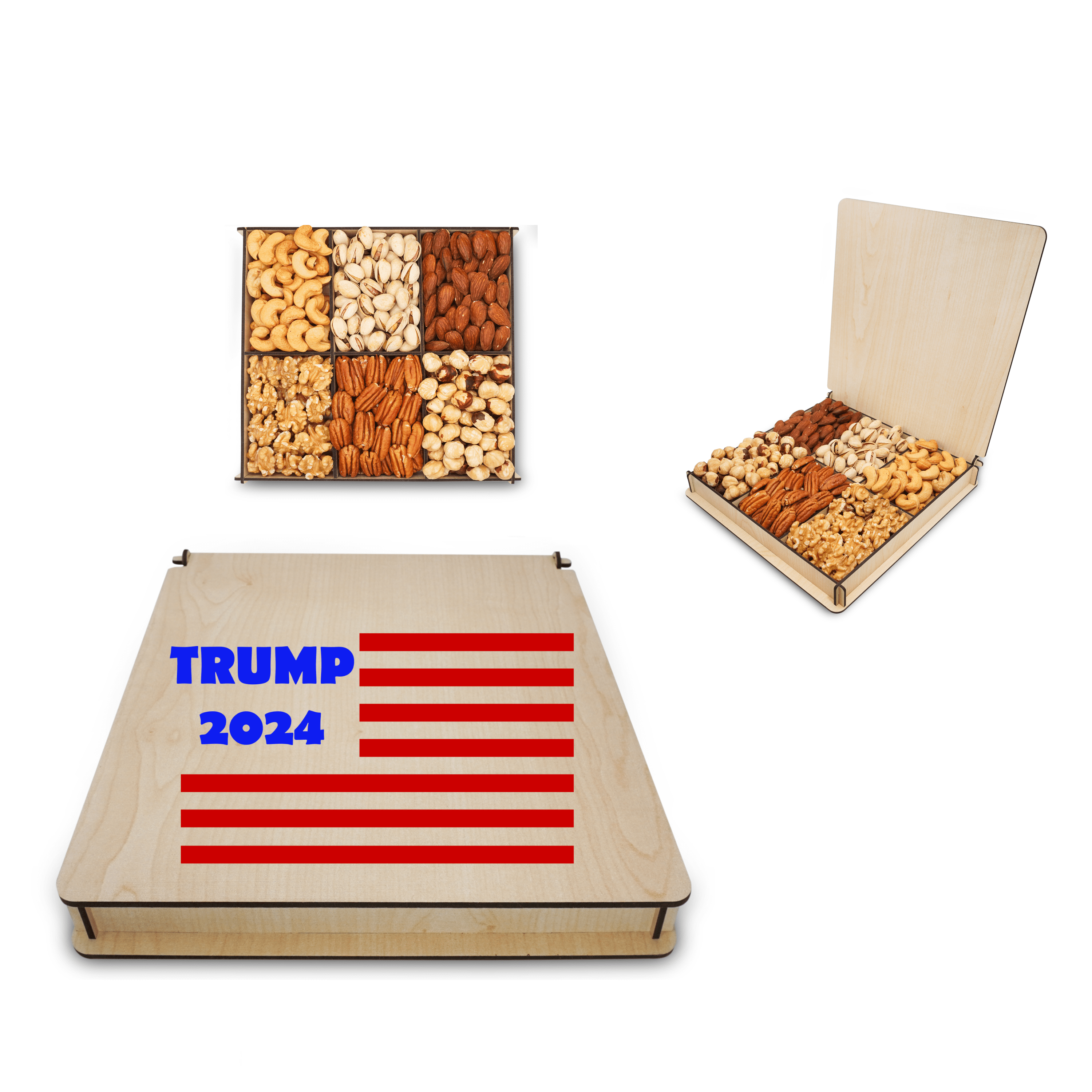 American Flag Gift Basket Donald Trump 2024 Mixed Nuts BoxesTrump 2024 ...