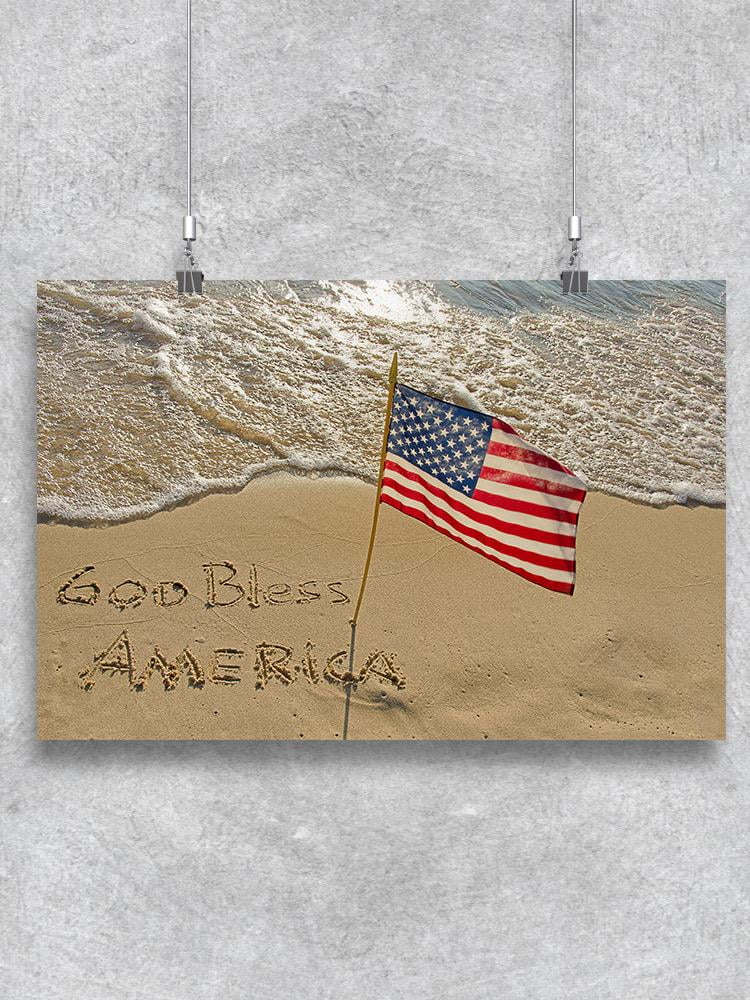 American Flag, God Bless America Poster -Image by Shutterstock ...