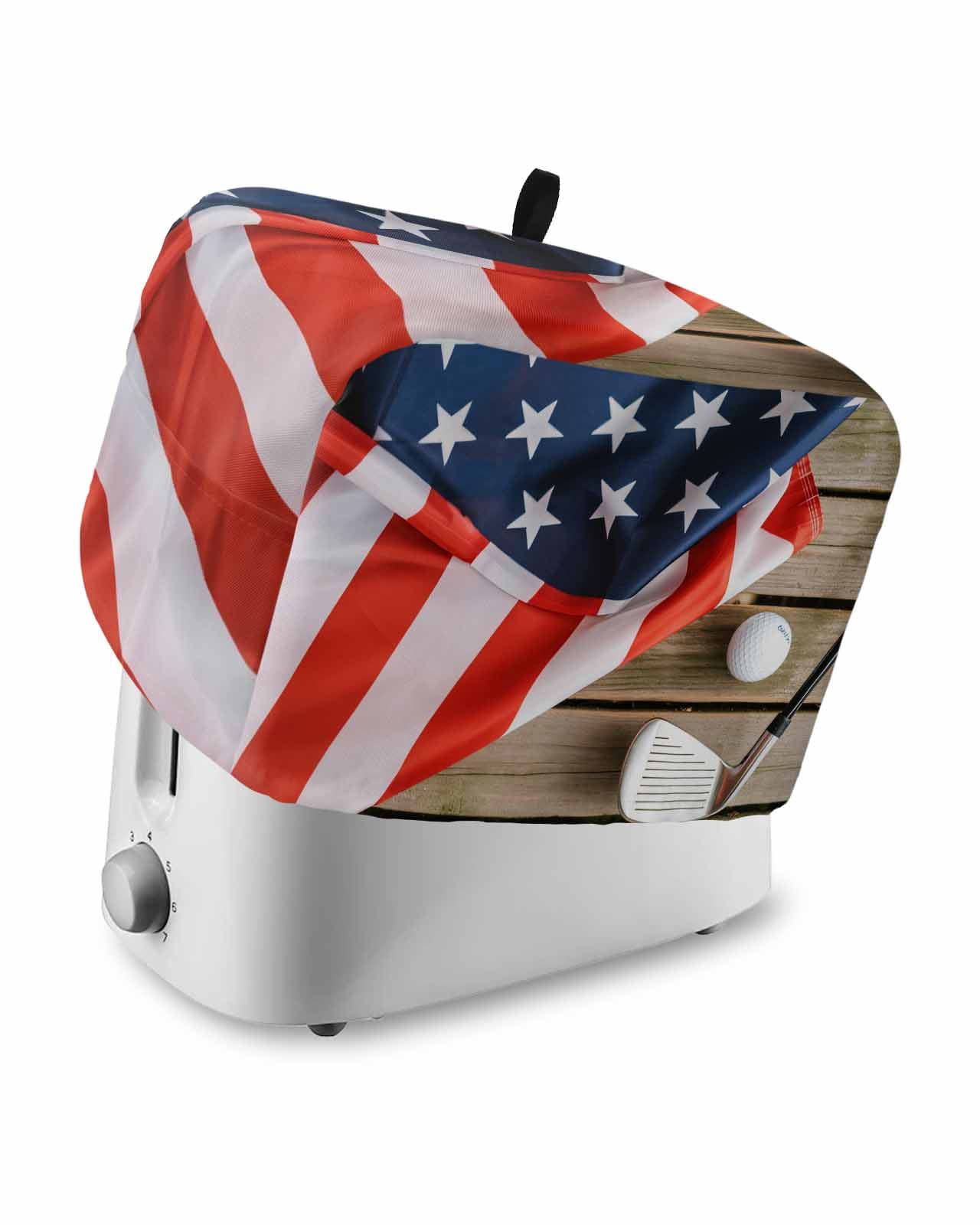 American Flag Golf Small Toaster Cover 2 Slice, Kitchen Appliance ...