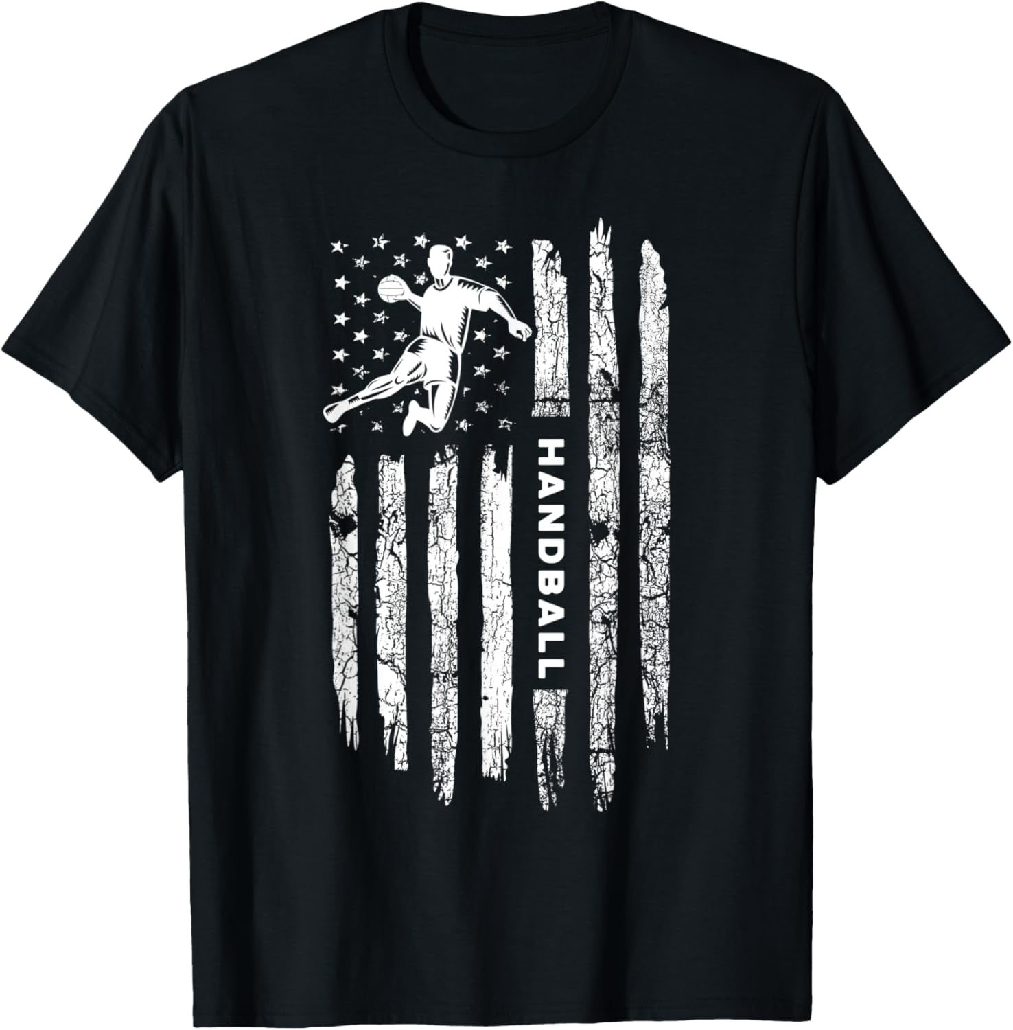 American Flag Handball Apparel - Vintage Handball T-Shirt - Walmart.com