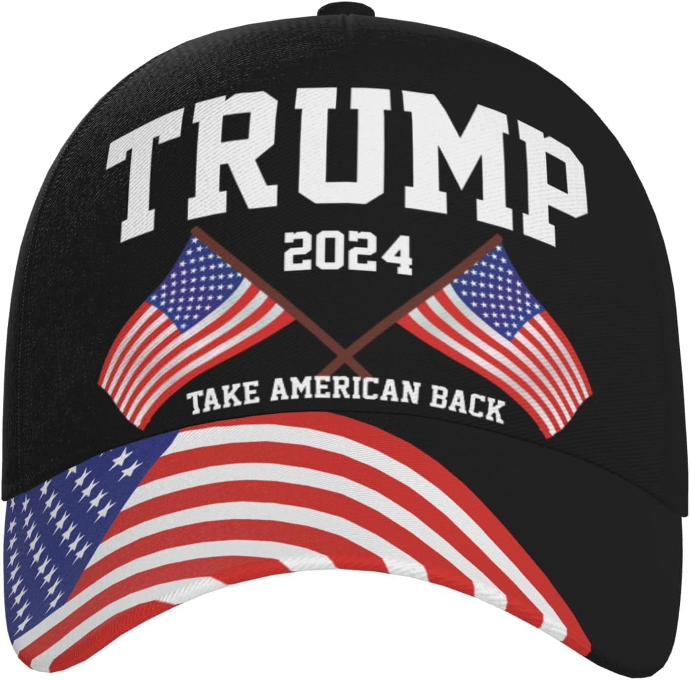 American Flag Hat Adjustable American Flag Baseball Cap for Men Woman ...
