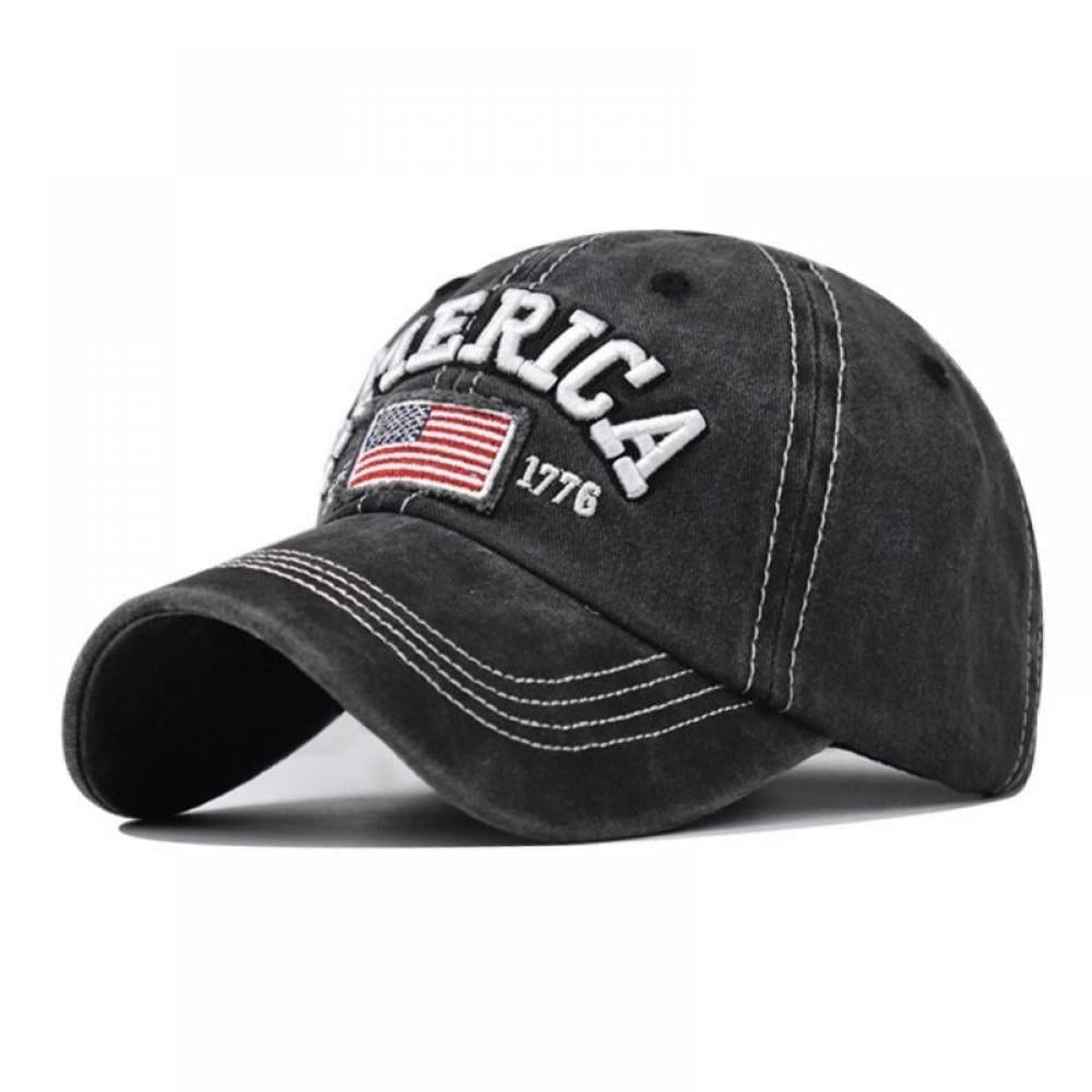 american flag hat men women adjustable usa baseball cap low profile ...