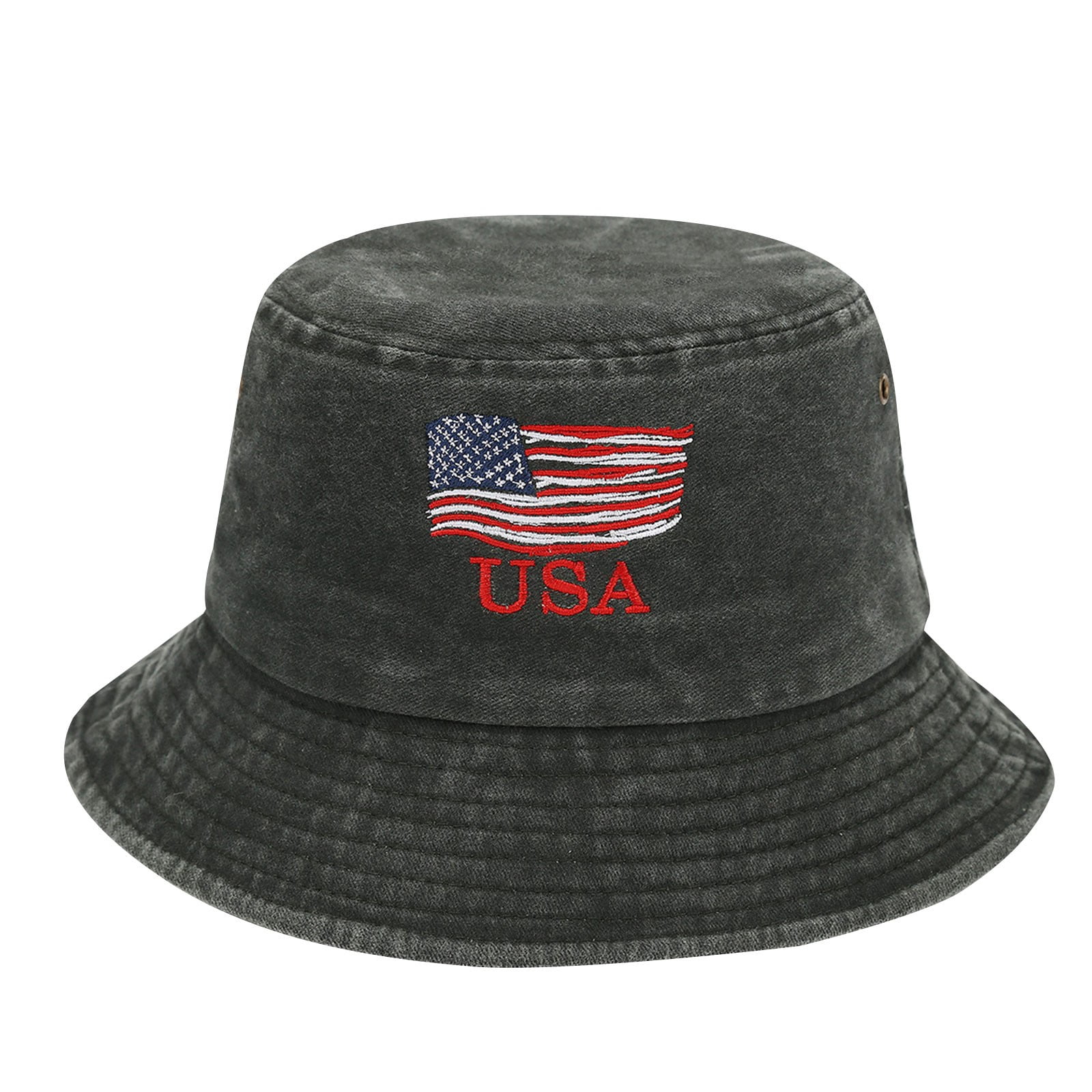 American Flag Hats for Men, Audhol Unisex Bucket Hat for Women Men ...
