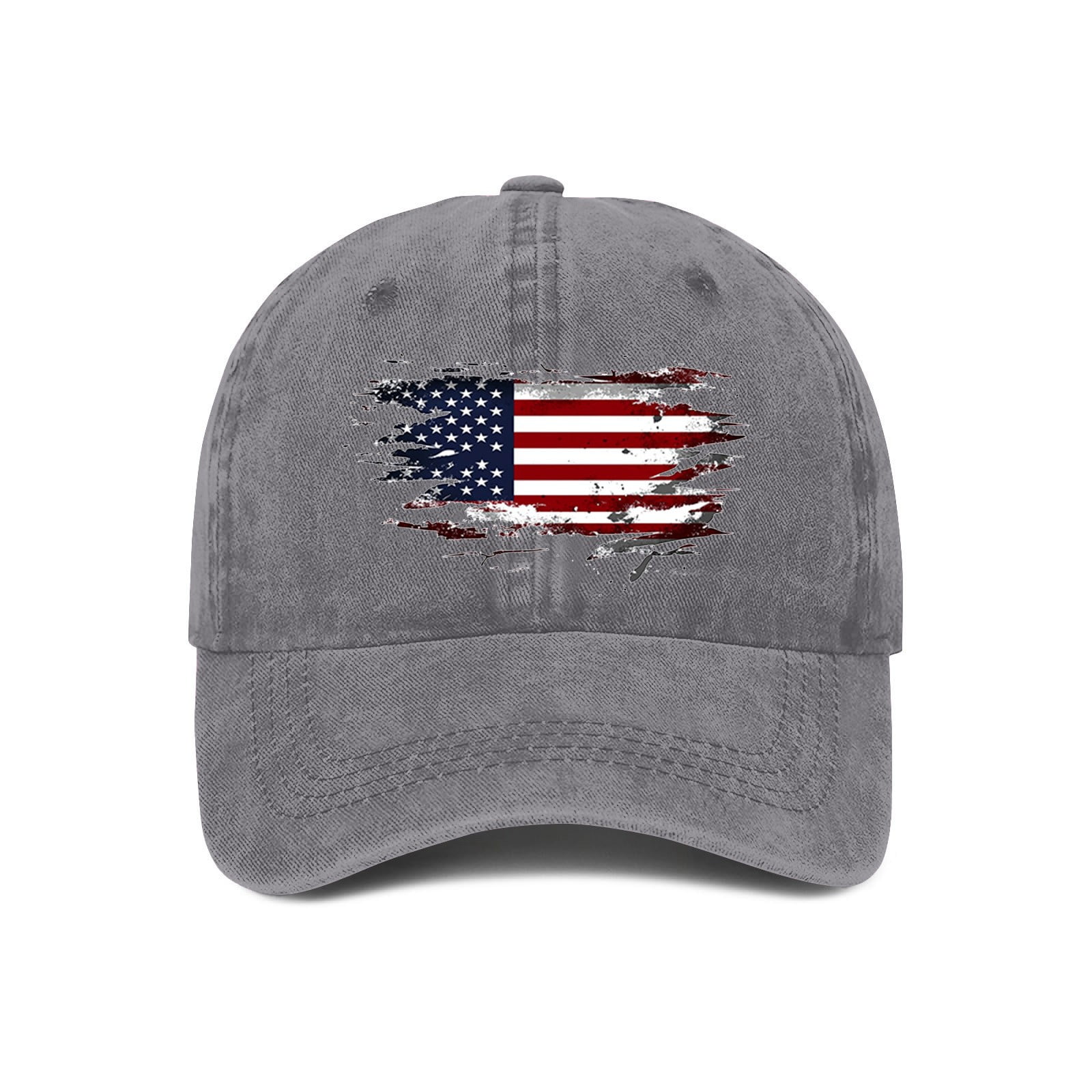American Flag Hats for Men, Yigetop Baseball Cap for Men Women Vintage ...