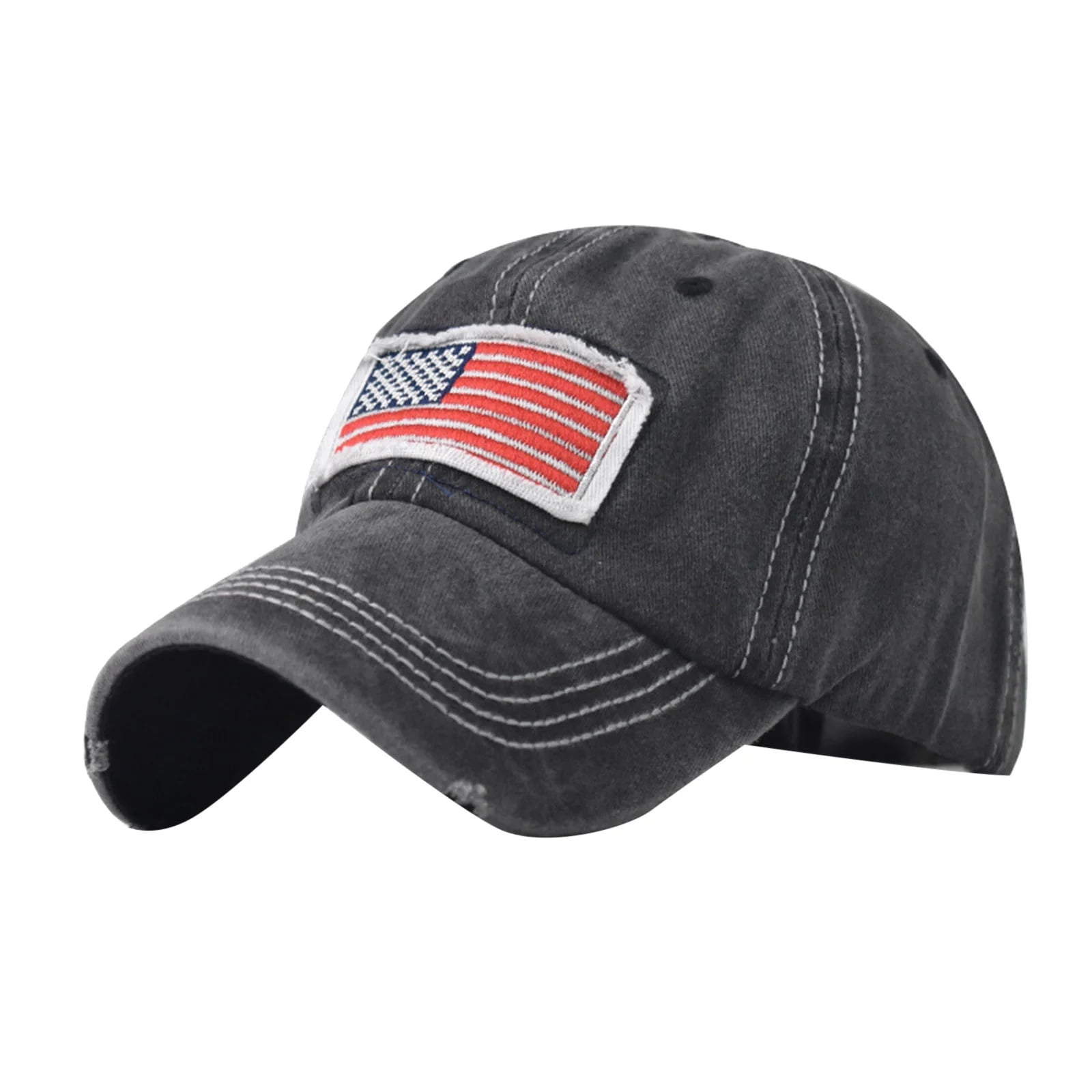 American Flag Hats for Vintage Baseball Cap Adjustable Embroidered Low ...
