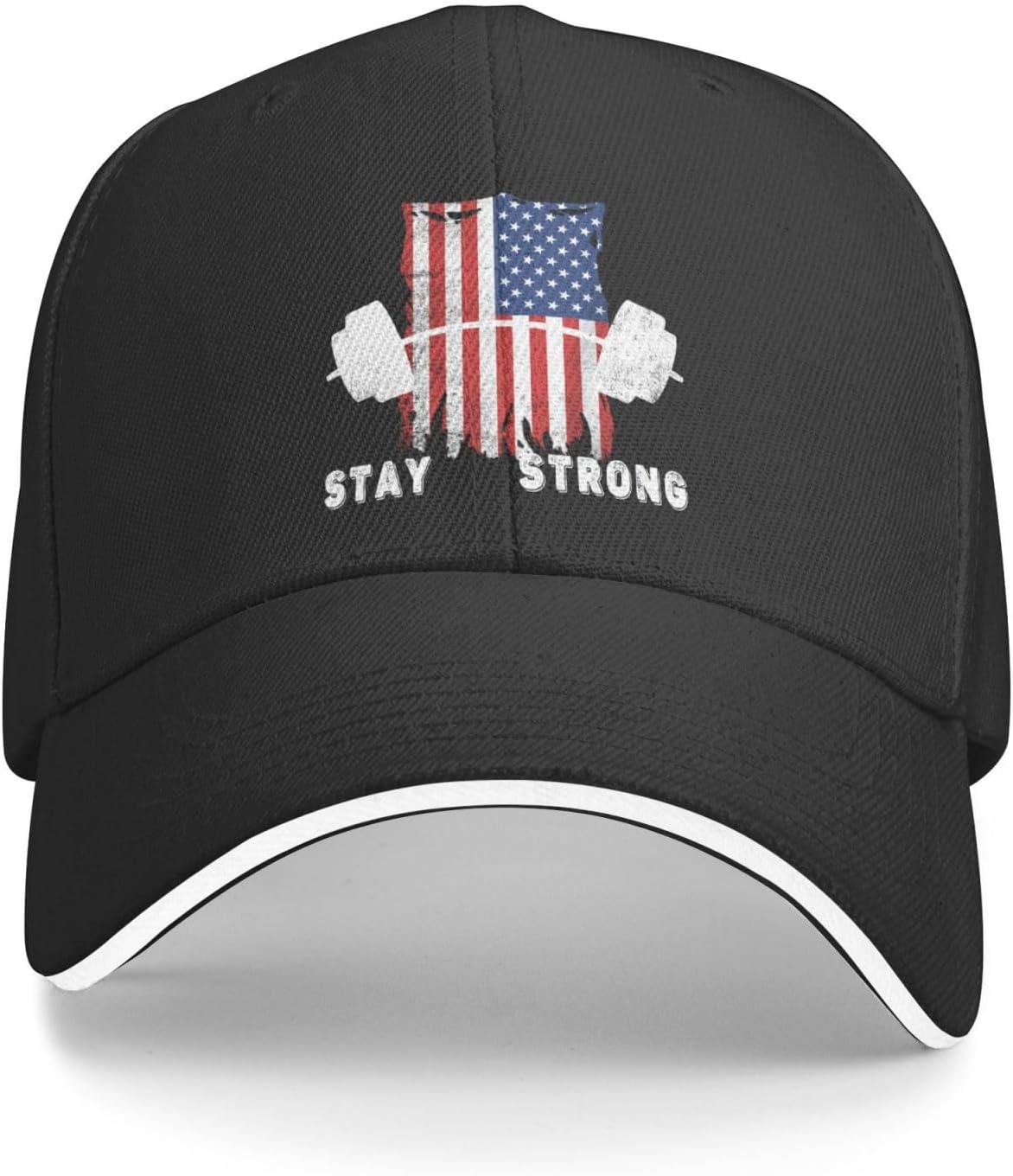 American Flag Hearts Guitar Musical Instrument Baseball Cap - Walmart.com