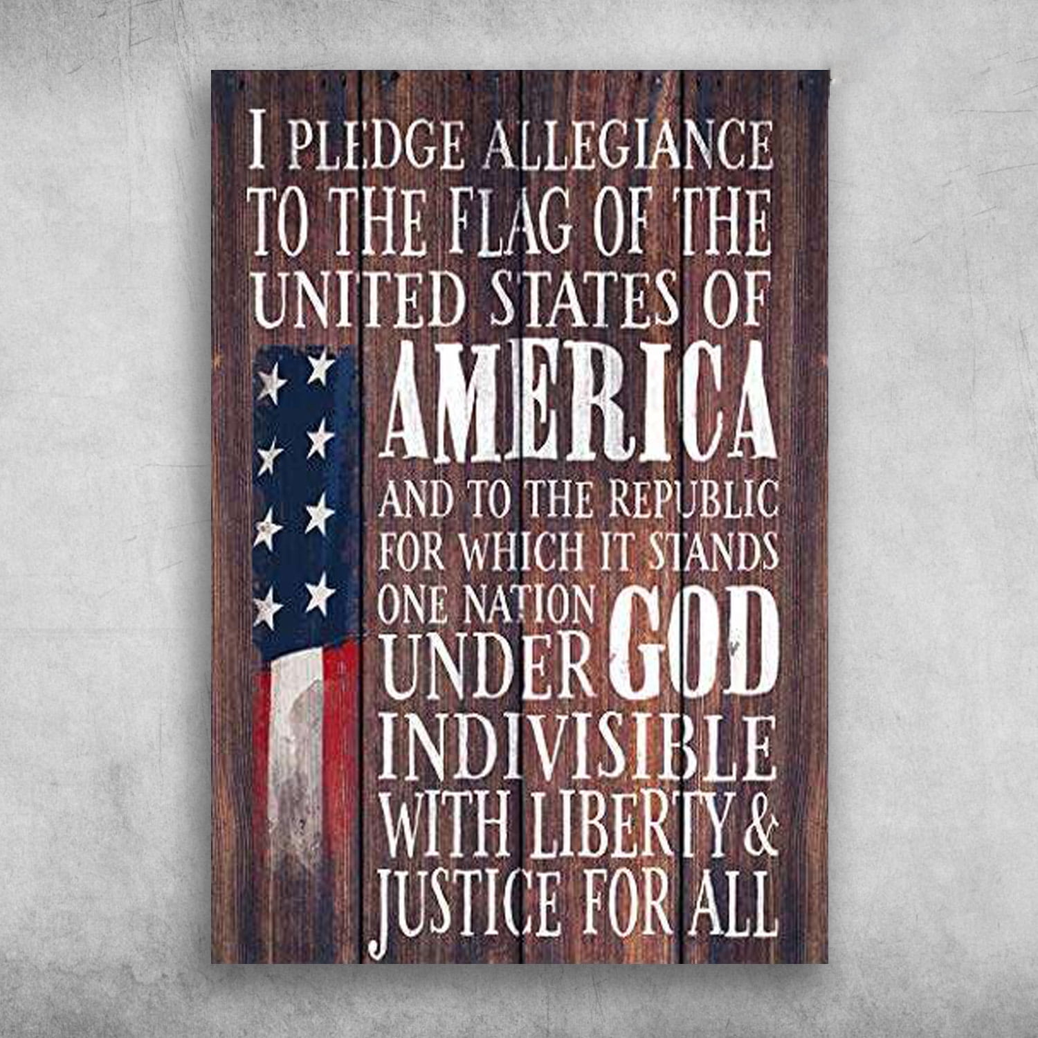 American Flag - I Pledge Allegiance To The Flag, Of The United States ...