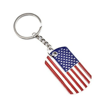 Gold And Blue Star Military Service Flag One 1 War Mother Keychain Key ...