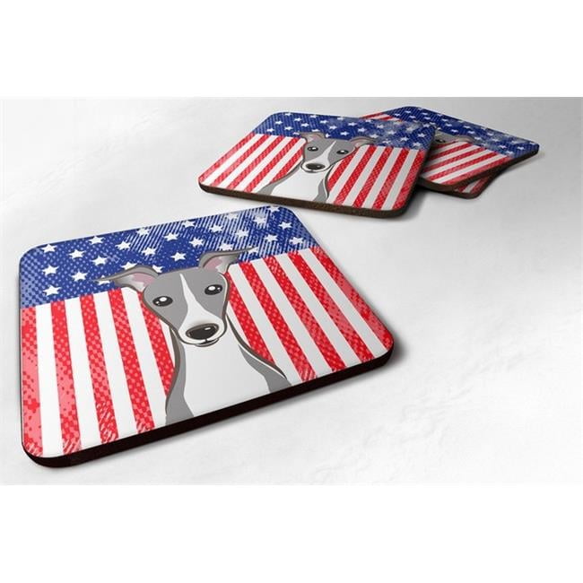 American Flag & Italian Greyhound Foam Coaster, Set of 4 - Walmart.com