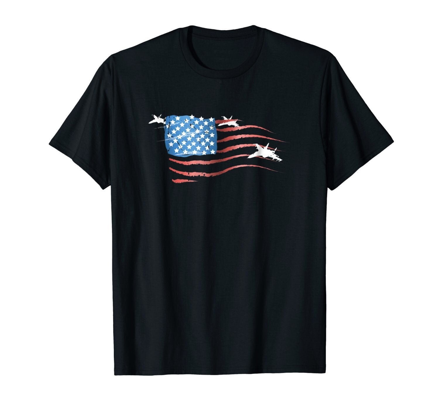 American Flag Aviation Shirt for Pilots and Veterans - Walmart.com