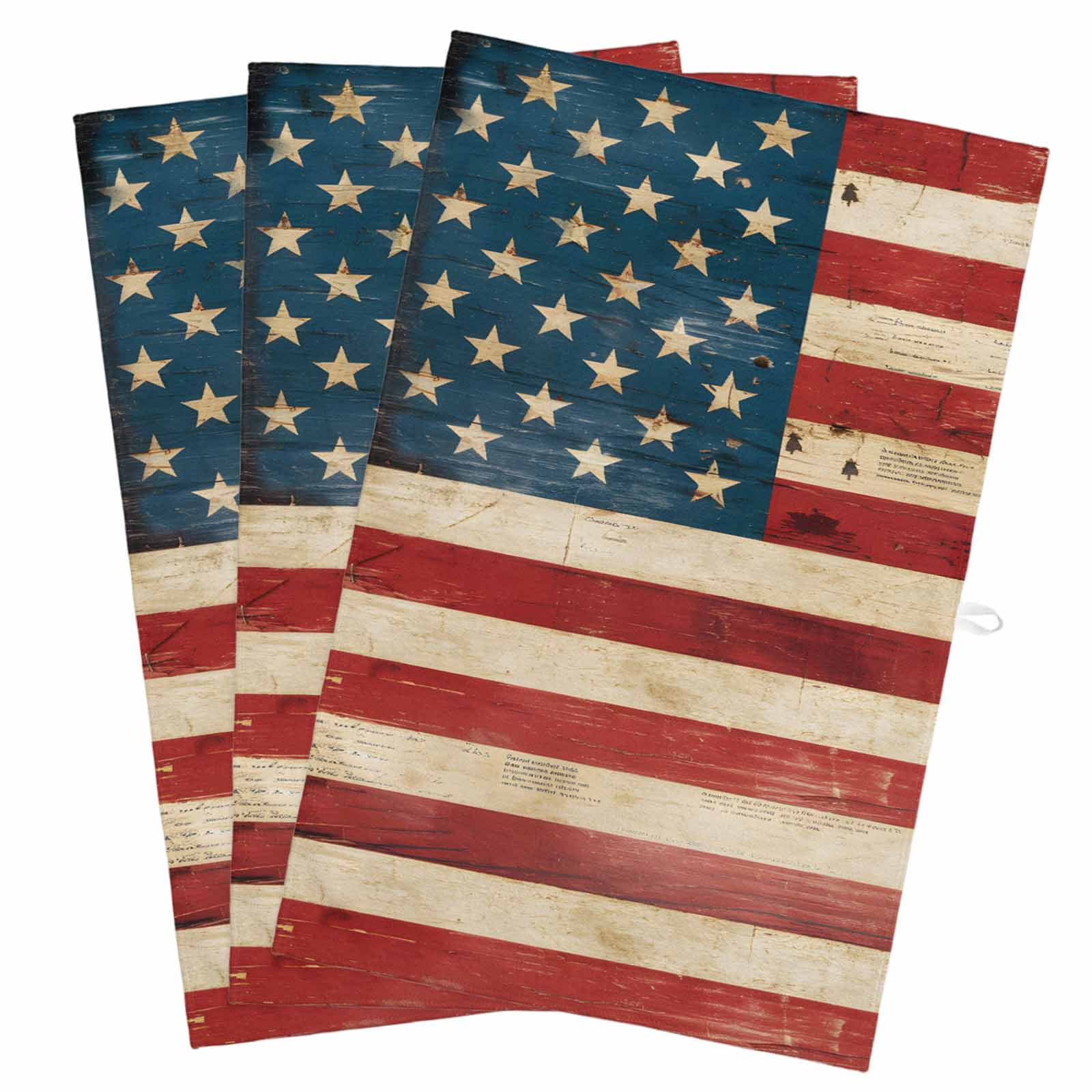 American Flag Kitchen Towels, Absorbent Microfiber Kitchen Dish Hand ...