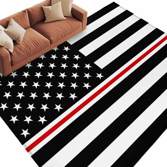 American Flag Large Area Rugs for Bedroom Living Room, Soft Non Slip ...