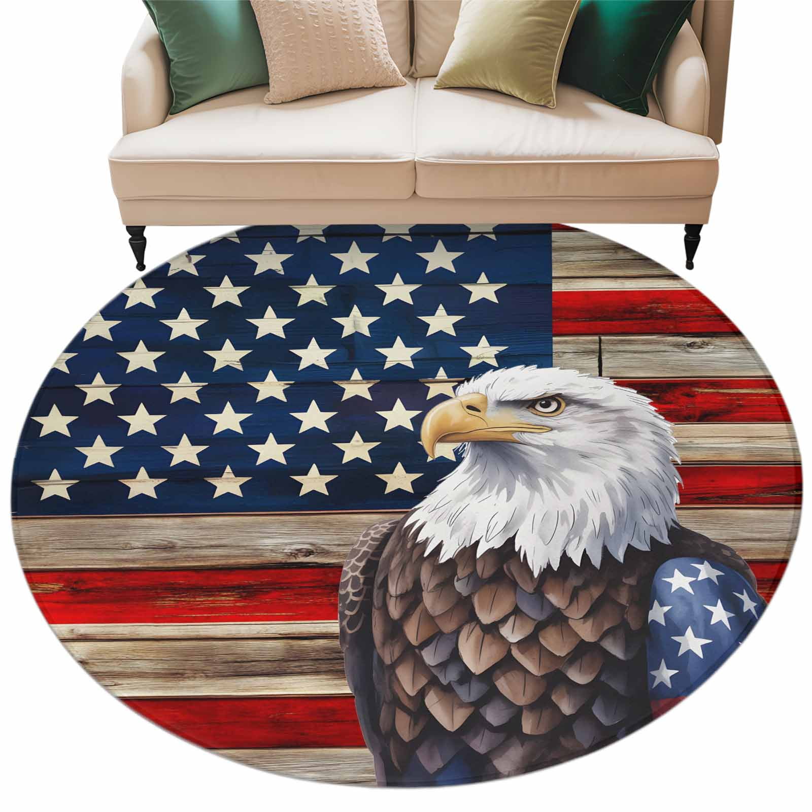 American Flag Large Area Rugs for Bedroom Living Room, Soft Non Slip ...