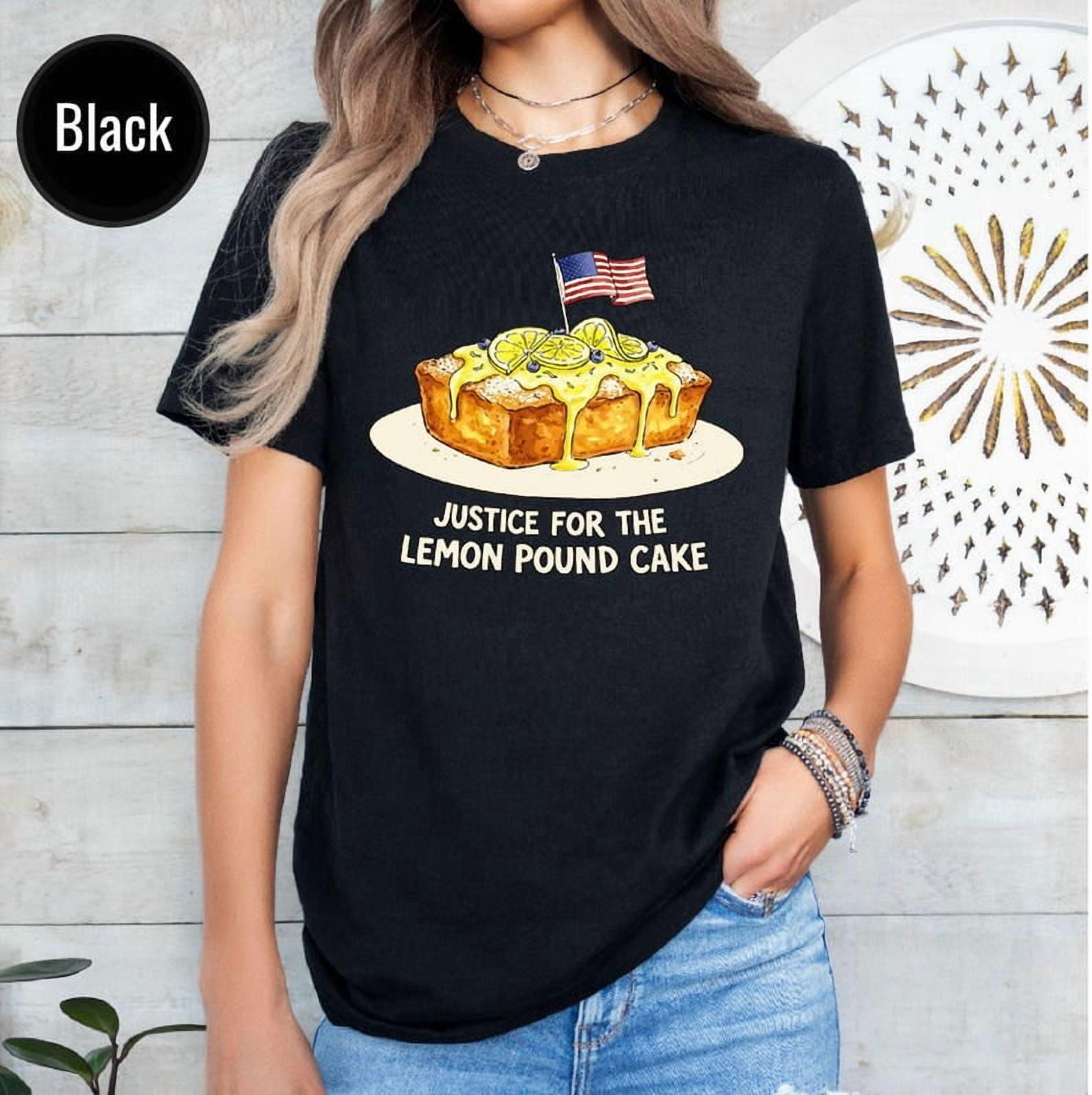 American Flag Lemon Pound Cake Shirt, Justice For Lemon Pound Cake ...