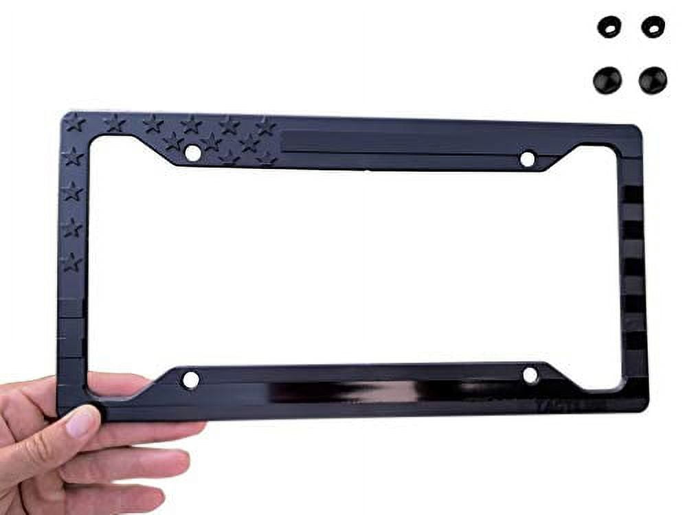 Gloss Black License Plate Frame