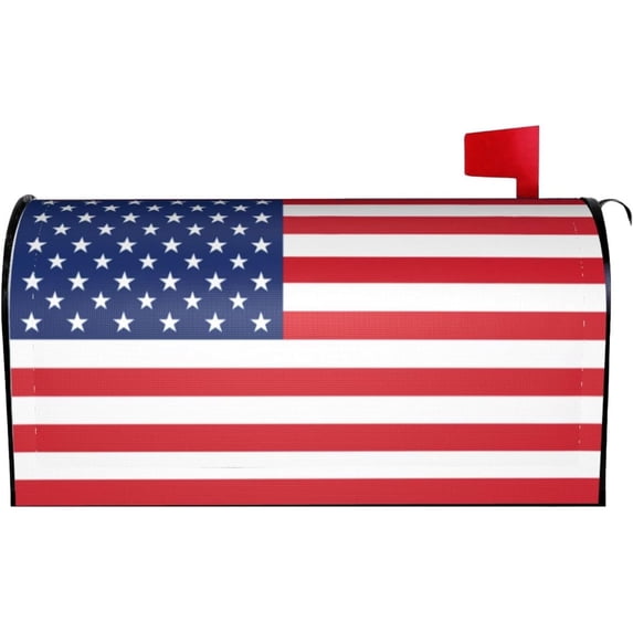 American Flag Mailbox Cover Magnetic Independence Day Patriotic ...