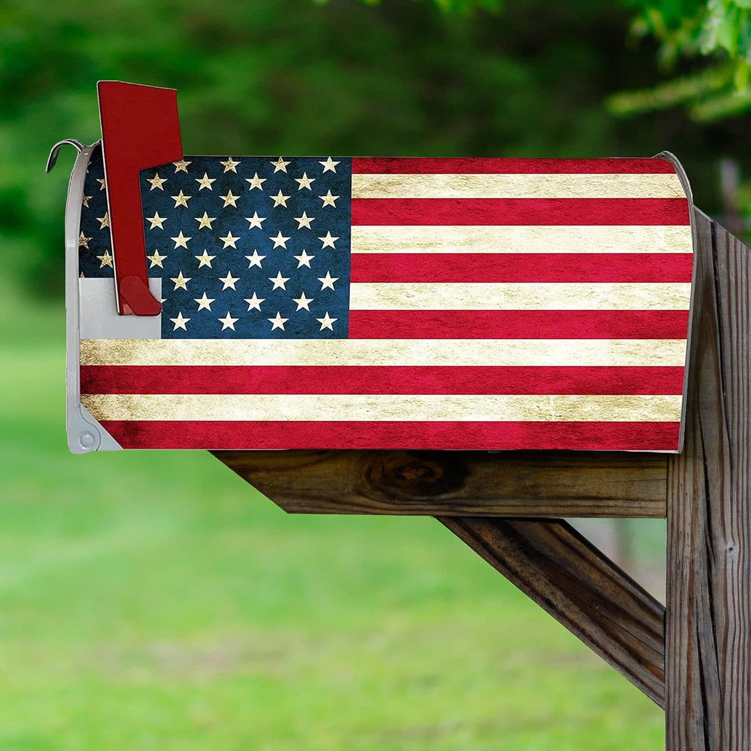 American Flag Mailbox Covers Magnetic - Patriotic Decorative Magnets ...