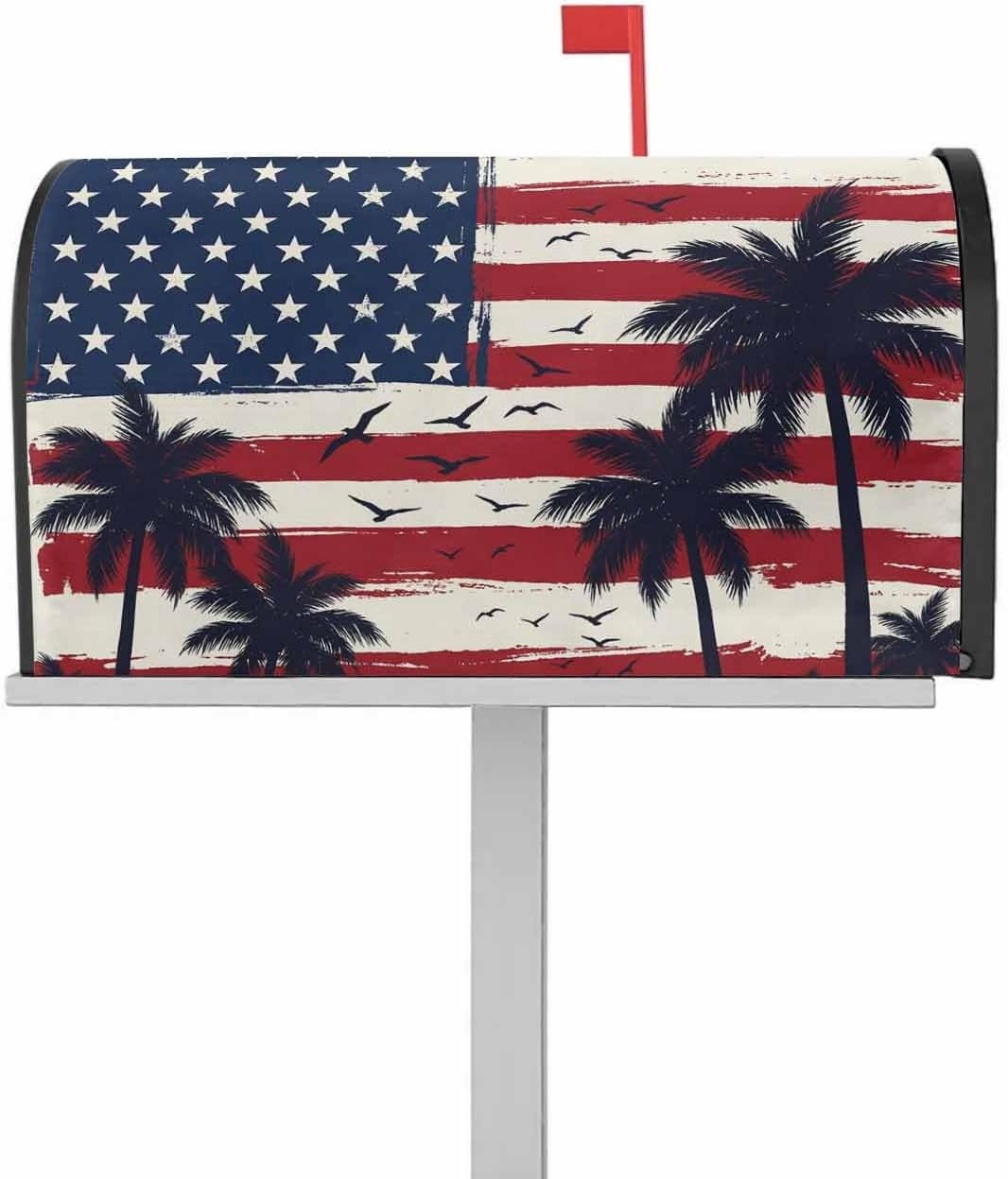 American Flag Mailbox Covers Magnetic Standard Size 18.5x21.7 Inch ...