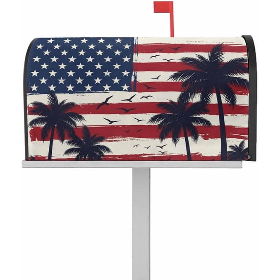 American Flag Mailbox Covers Magnetic Standard Size 18.5x21.7 Inch ...