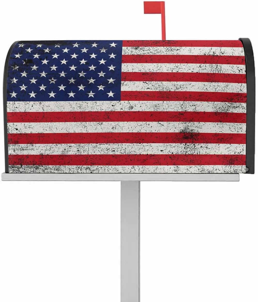 American Flag Mailbox Covers Magnetic Standard Size 21x25.5 Inch ...