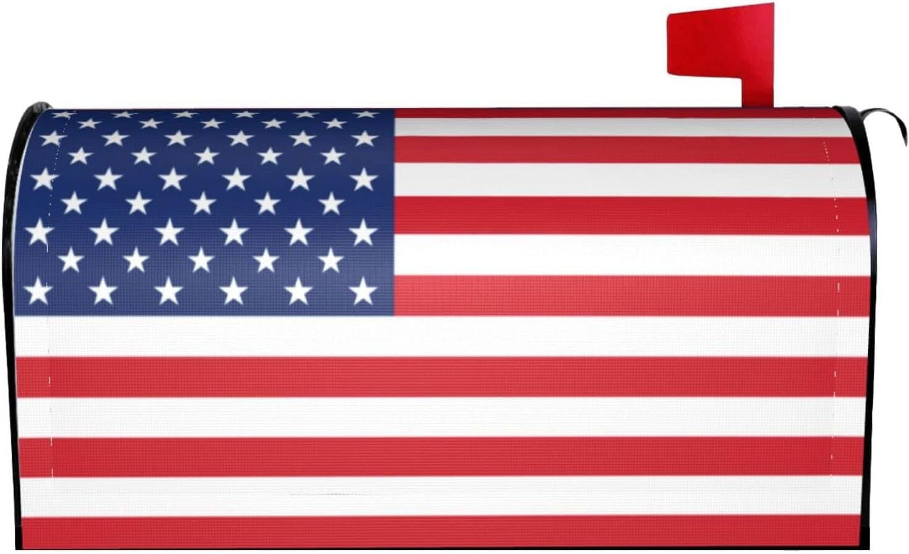 American Flag Mailbox Covers Magnetic Waterproof Patriotic Mail Cover ...