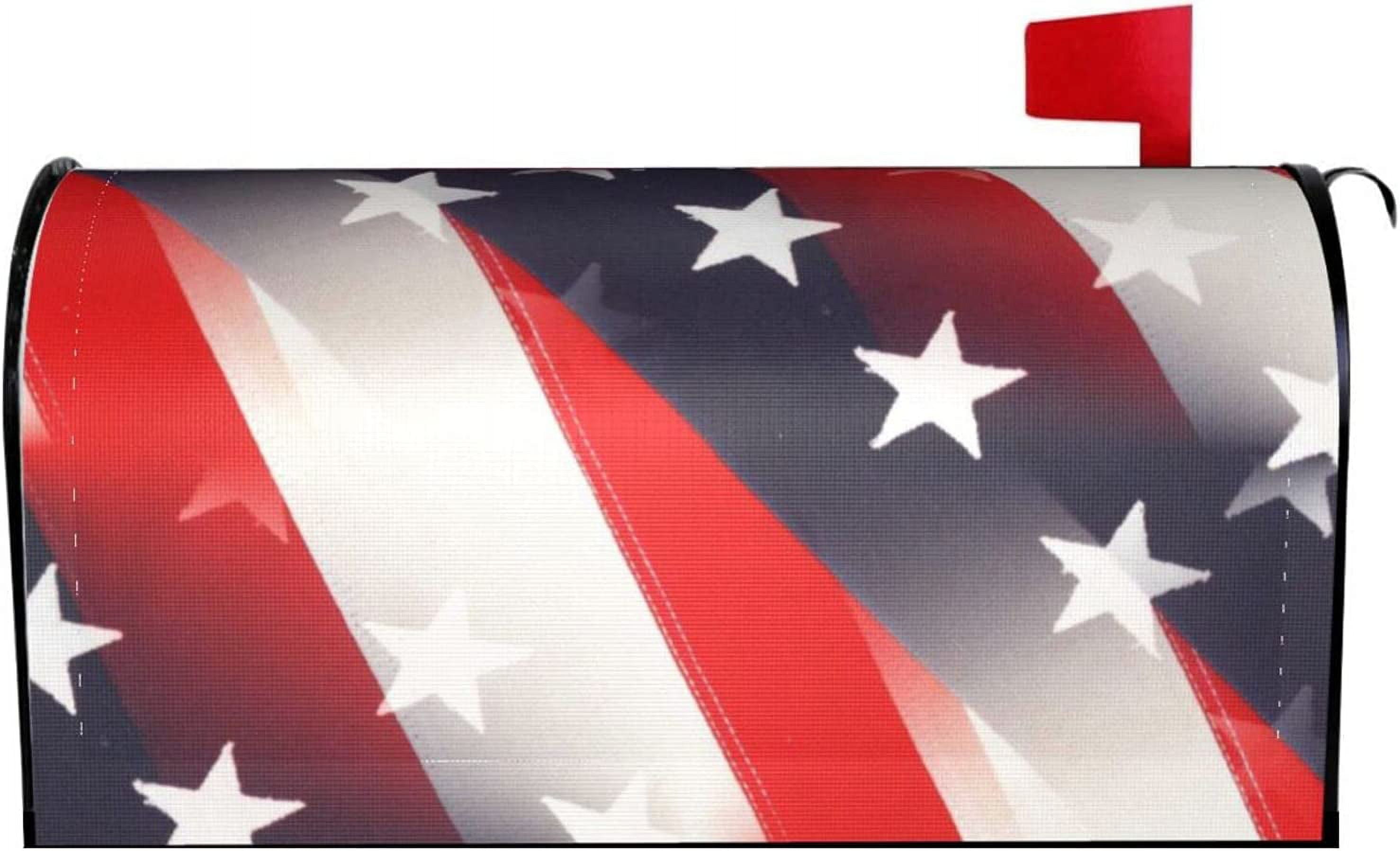 American Flag Mailbox Covers Magnetic Waterproof Patriotic Mail Cover ...