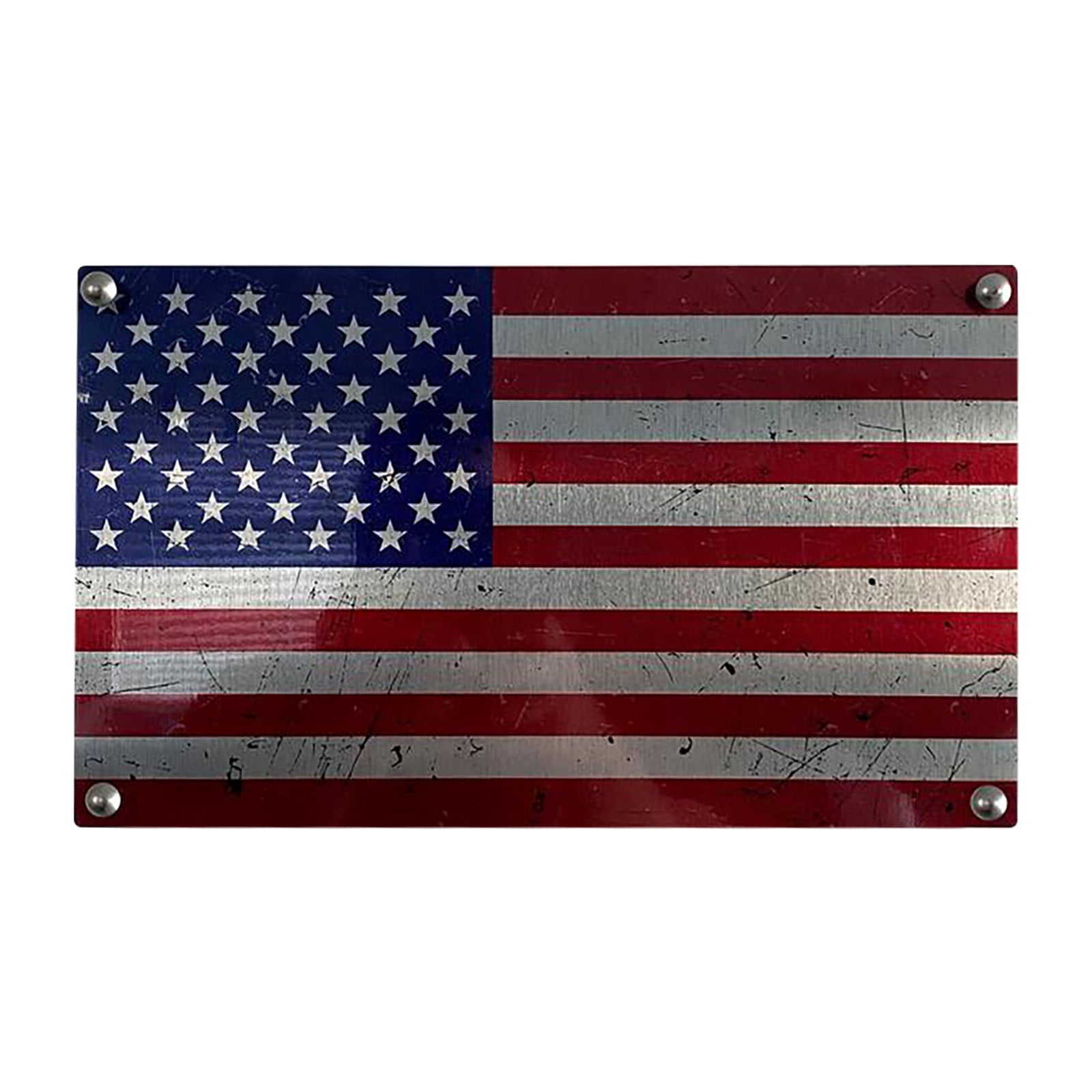 American Flag Metal Sign Wall Decor Farmhouse Door Sign Patriotic ...
