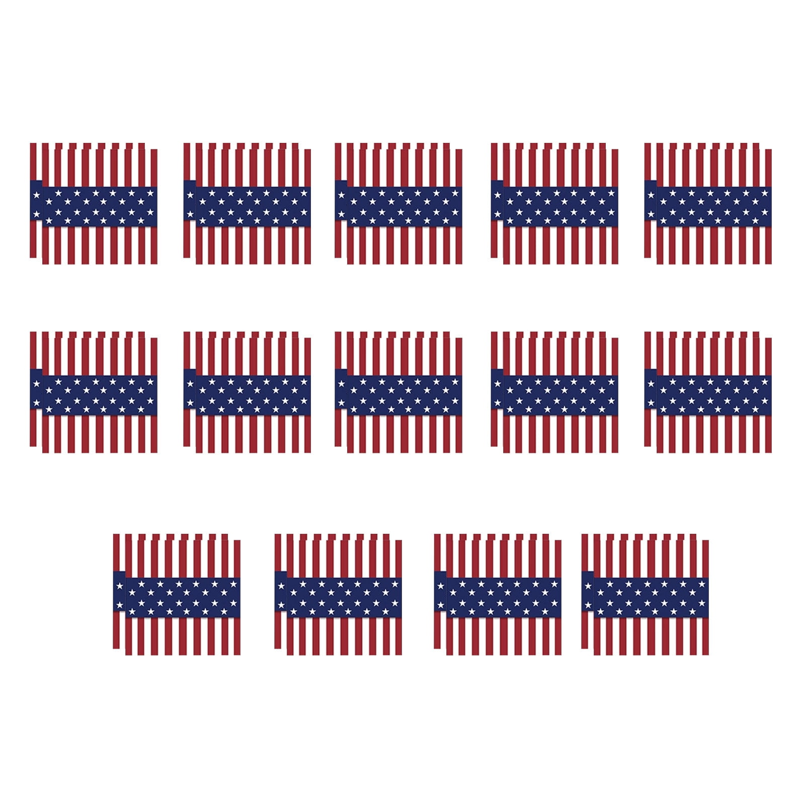 American Flag Napkins Disposable Red White Blue Paper Napkins for 4th ...