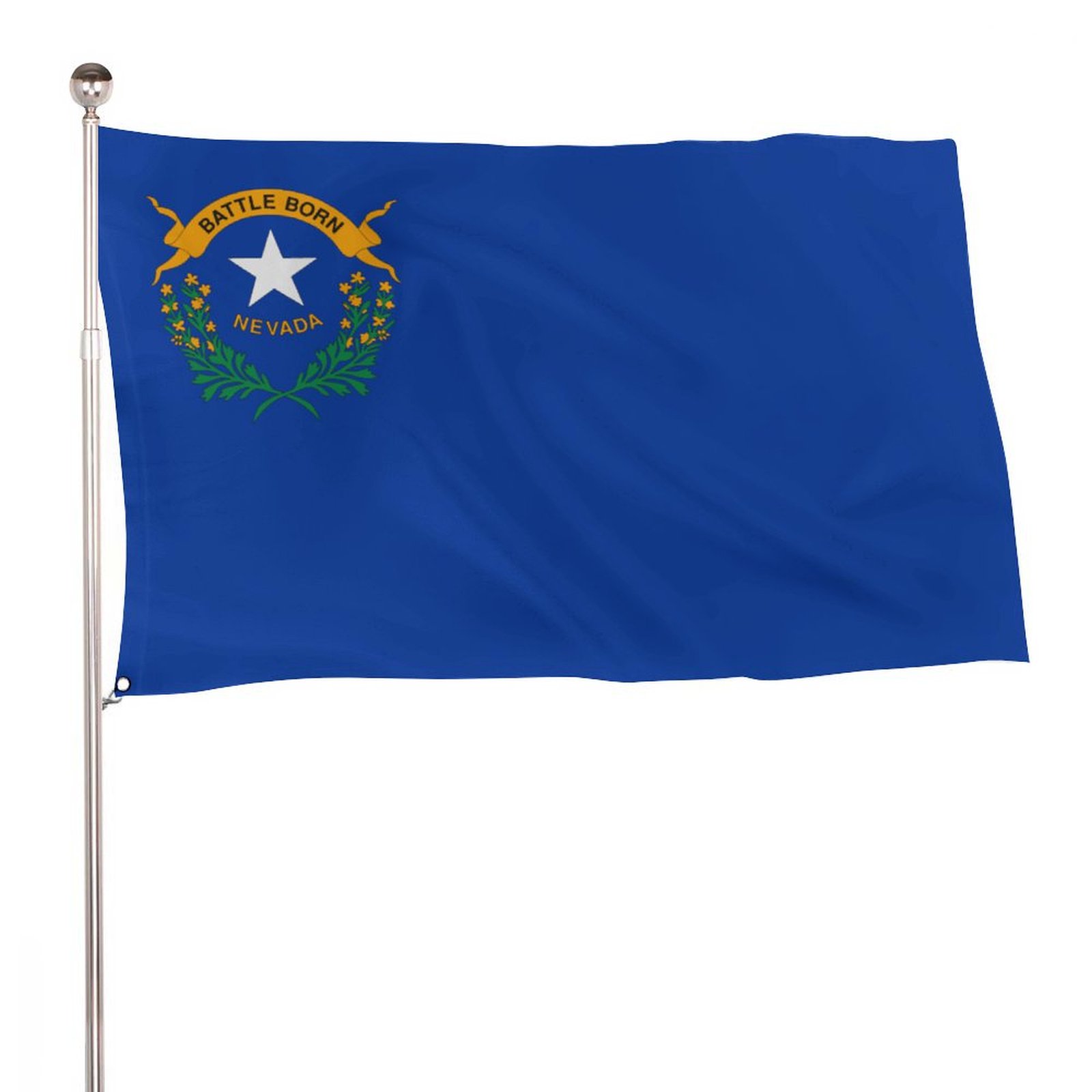 American Flag, Nevada Flag, Heavy Duty Polyester Falgs, Single Sided ...