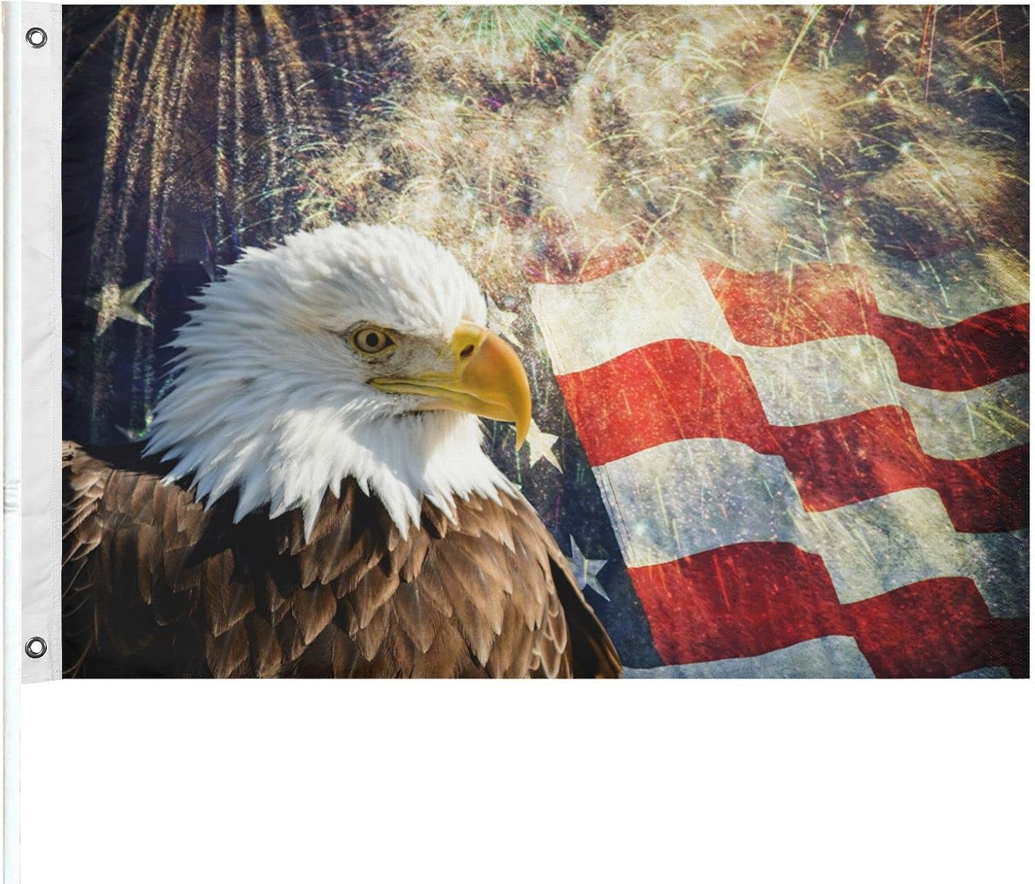 American Flag Outdoor Garden Flag for Outside Funny Flags with Brass ...